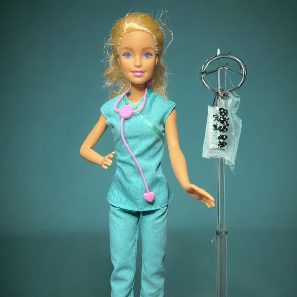 Mattel | Toys | Barbie Doctor Nurse 15 Doll By Mattel Comes With Scrubs ...